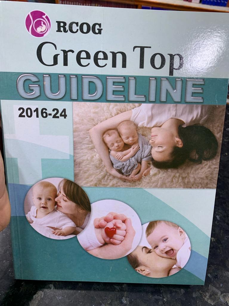 RCOG Green top guidelineFAROOQKitabgharRCOG Green top guideline – Farooq Kitab Ghar